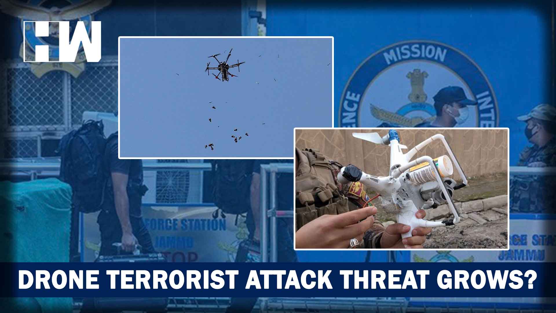 Day After “Terrorist Attack” At Jammu Air Force Station, Now Drones ...
