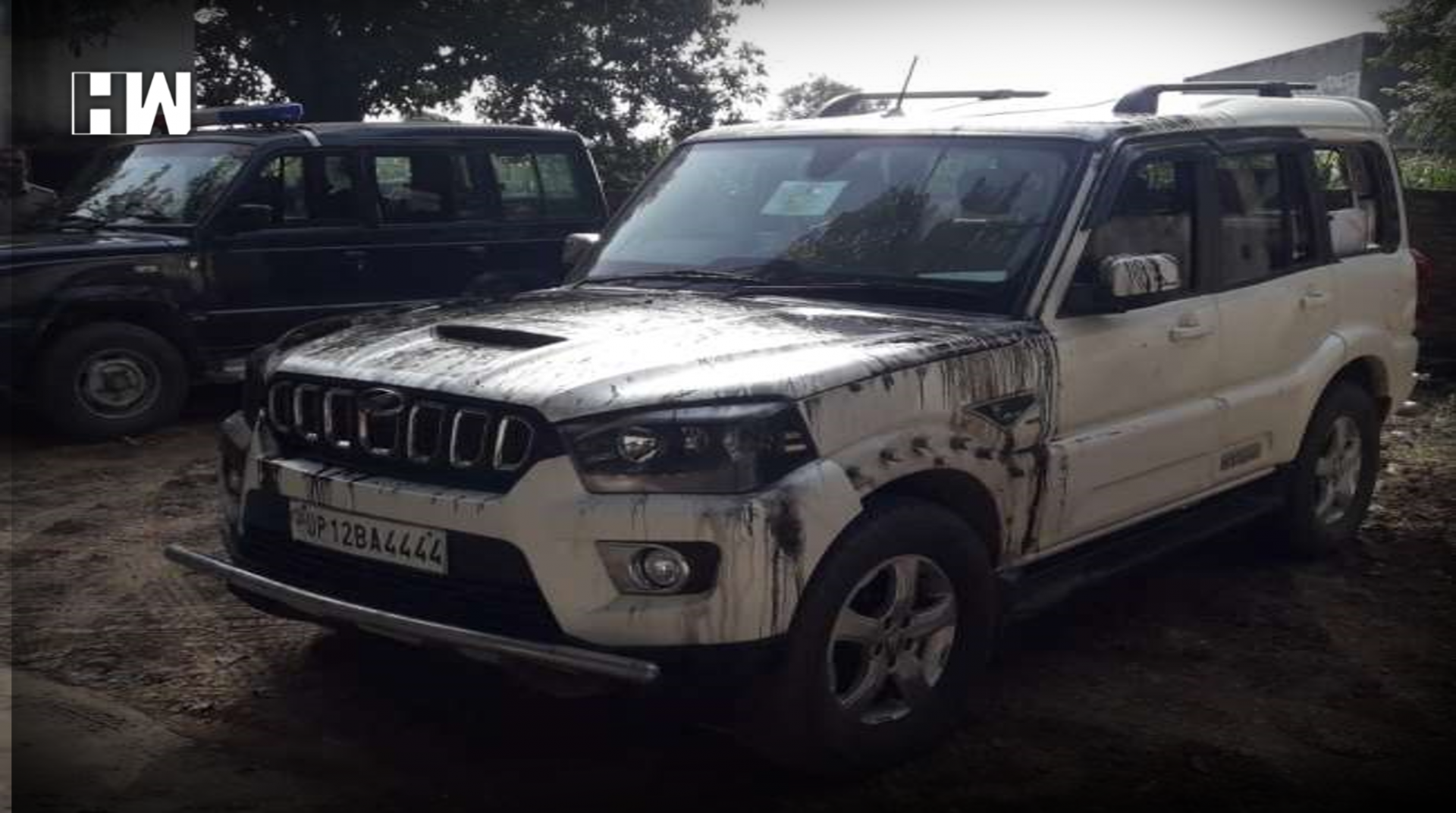 BJP MLA’s Car Attacked In UP Allegedly By Farm Laws Protesting Mob - HW ...