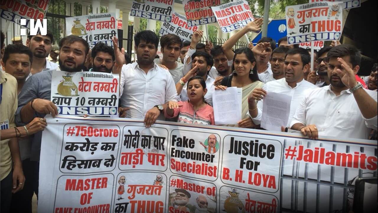 NSUI files police complaints against Amit Shah across India - HW News ...