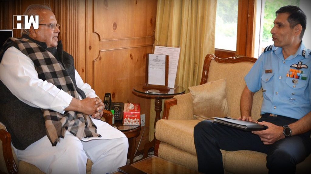 Air Vice Marshal meets J&K Governor - HW News English