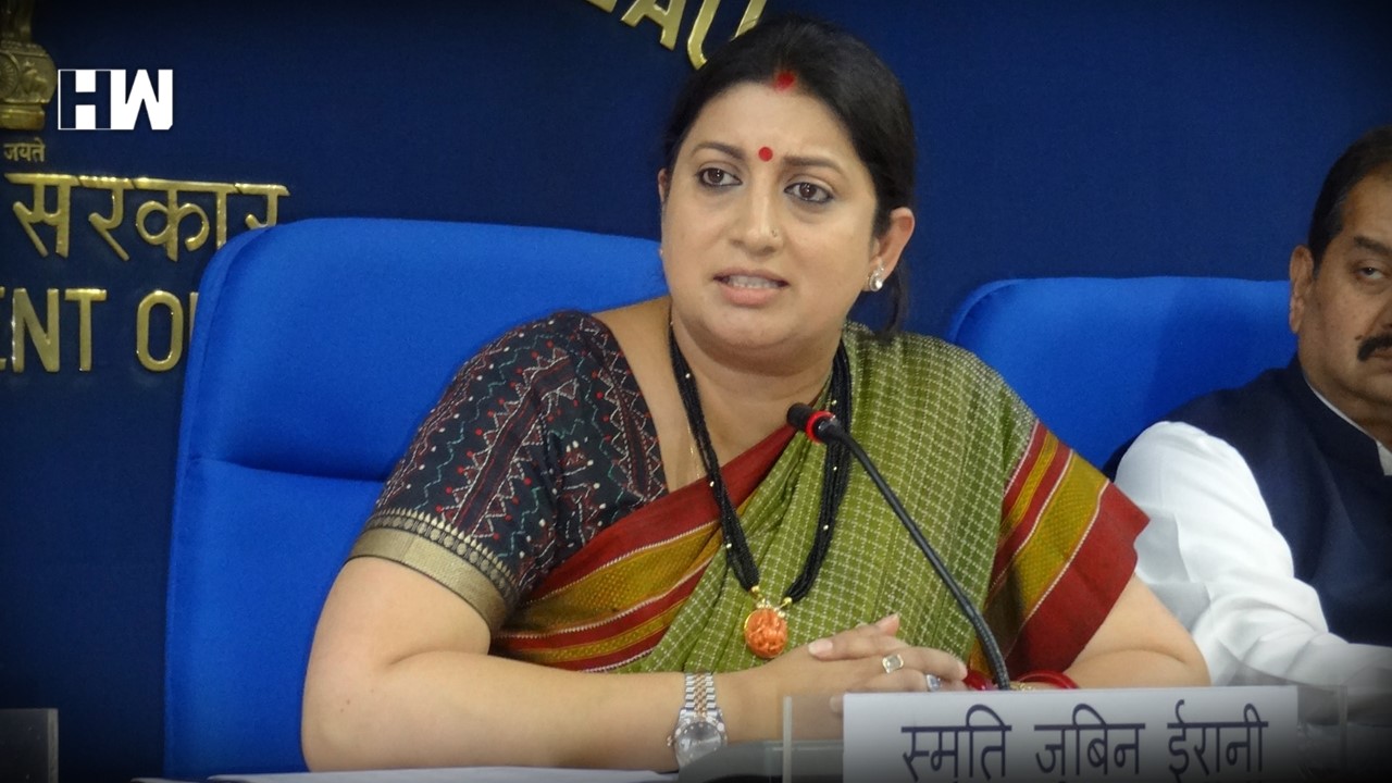 Smriti Irani takes charge of WCD Ministry - HW News English