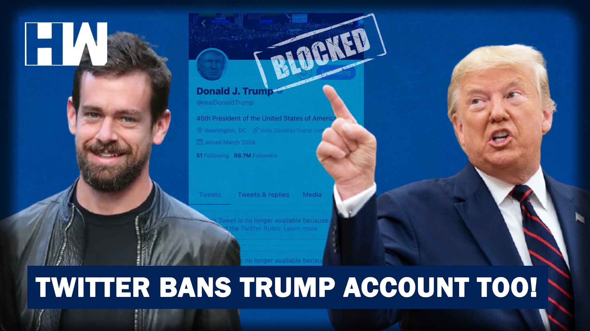Headlines: A Day After Facebook, Twitter Also Blocks Donald Trump’s ...