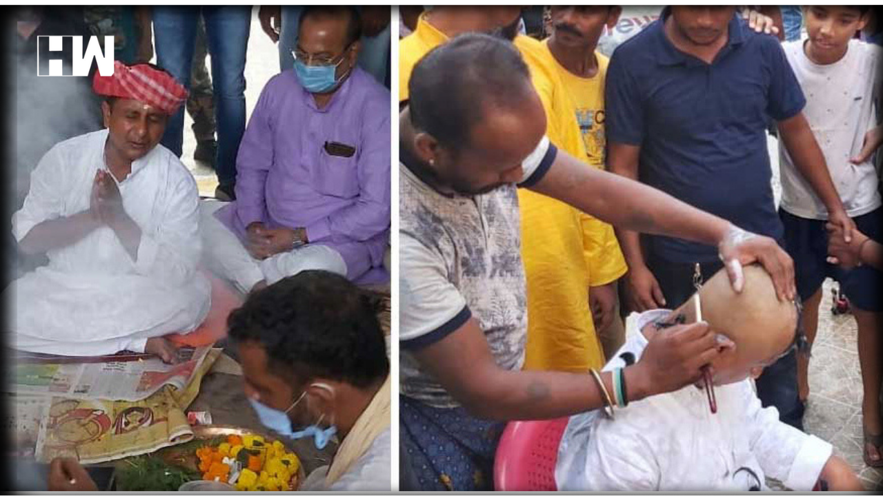 Another set-back to BJP as Ashish Das shaves his head and quits BJP ...