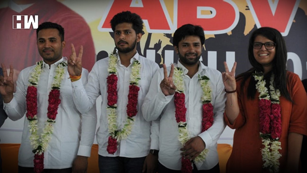 DUSU Elections: ABVP wins three posts out of four - HW News English