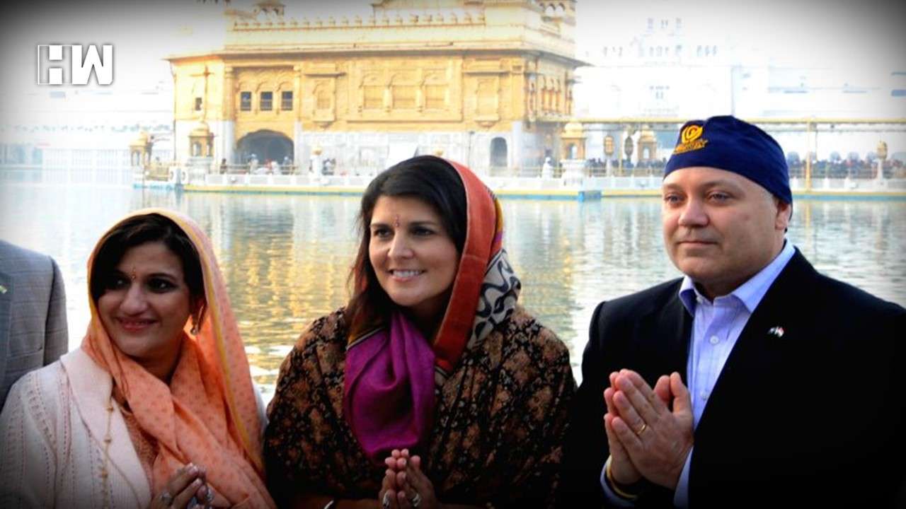 Nikki Haley visits temple, mosque, gurdwara and church in Delhi - HW ...