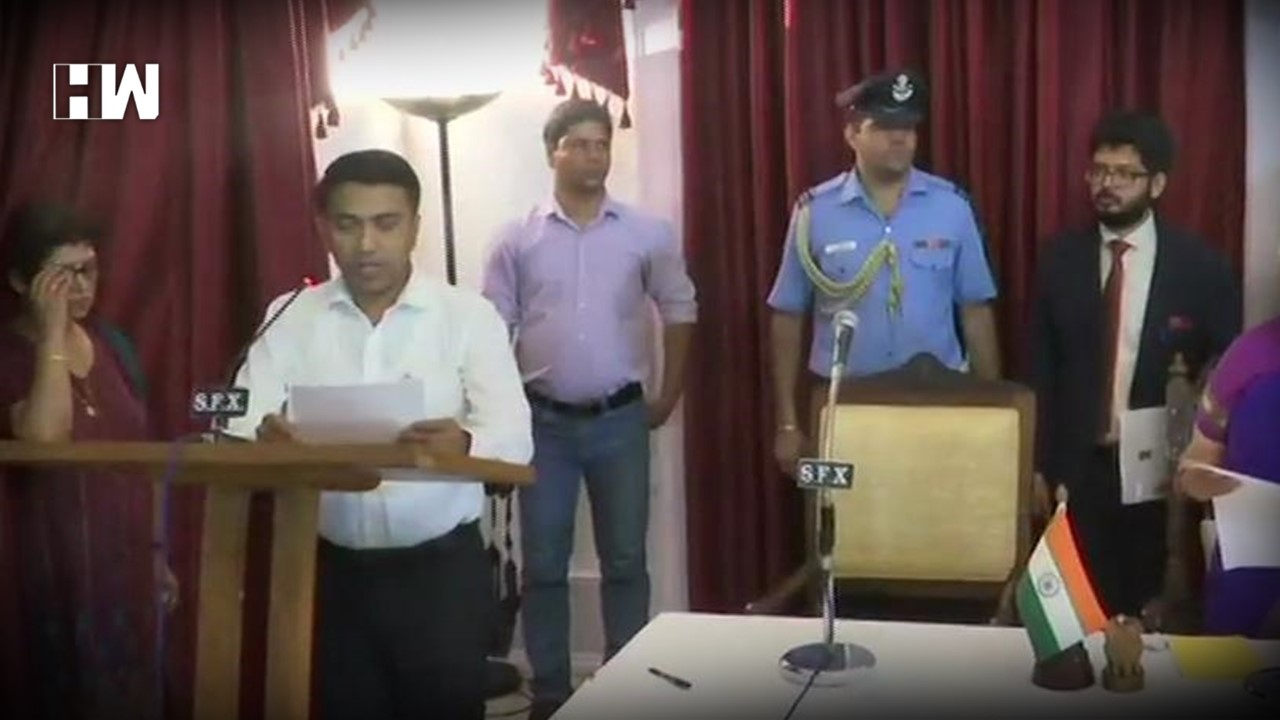 BJP’s Pramod Sawant takes oath as the new Goa Chief Minister - HW News ...