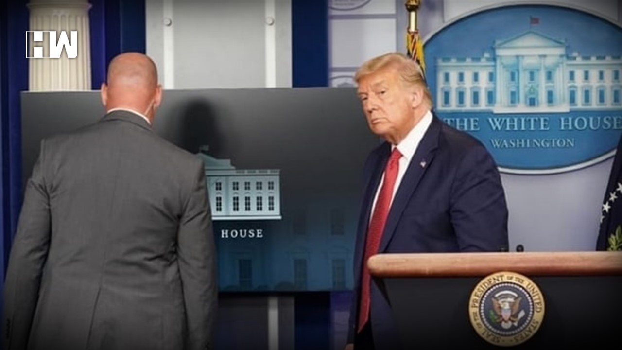 WATCH: US President Donald Trump Escorted Out of Press Conference After ...