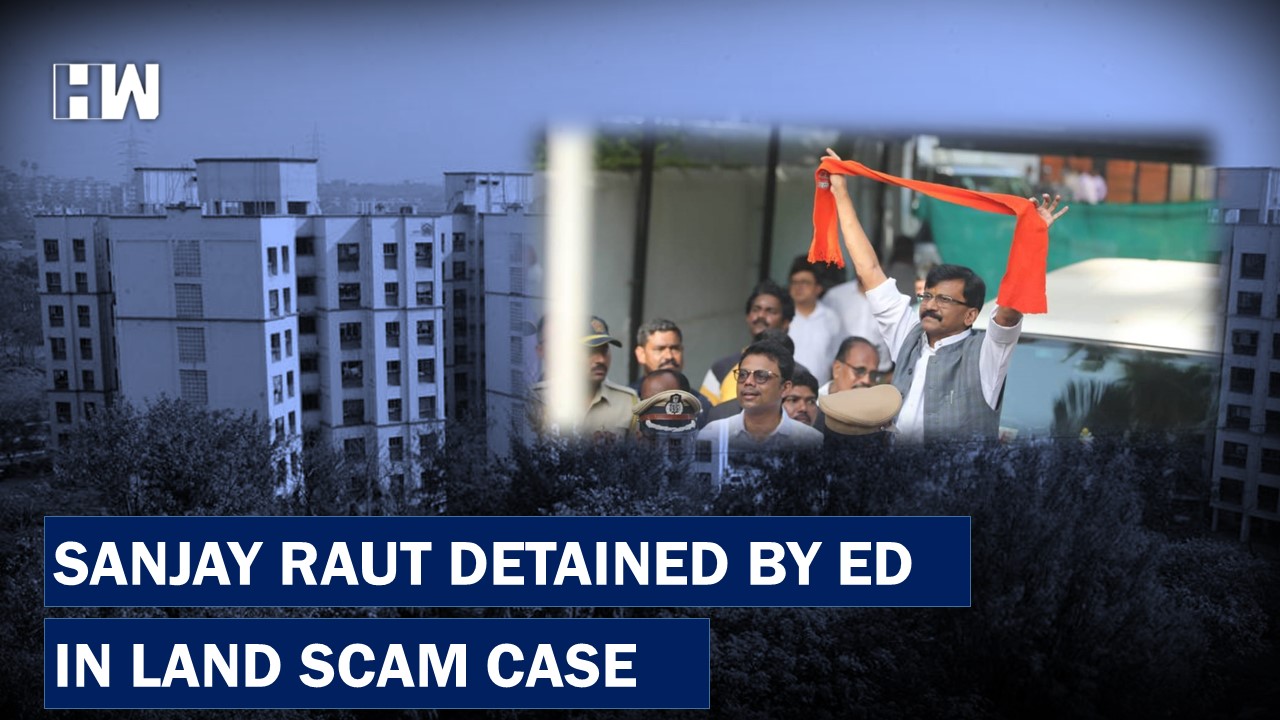 Sena MP Sanjay Raut Detained By ED After Long Day Raids In Patra Chawl Scam Case - HW News English