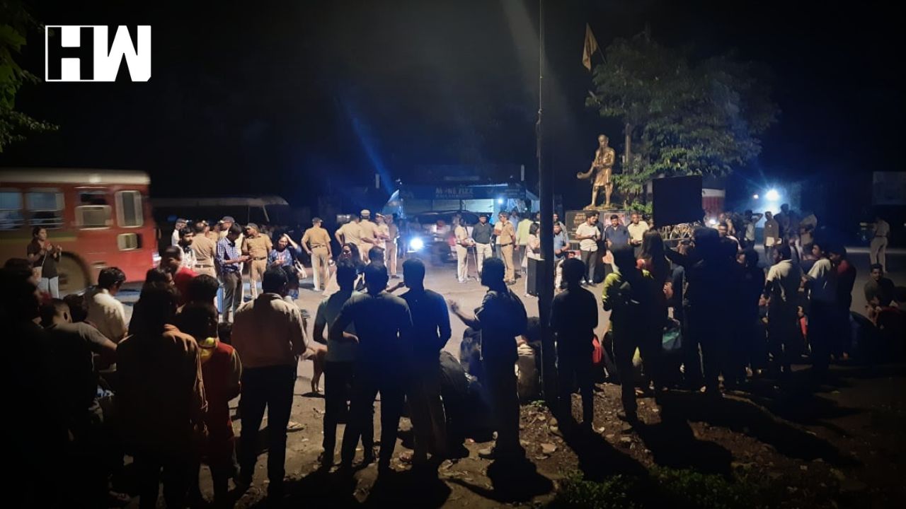 Watch: Late Night Protests By Aarey Activists - HW News English