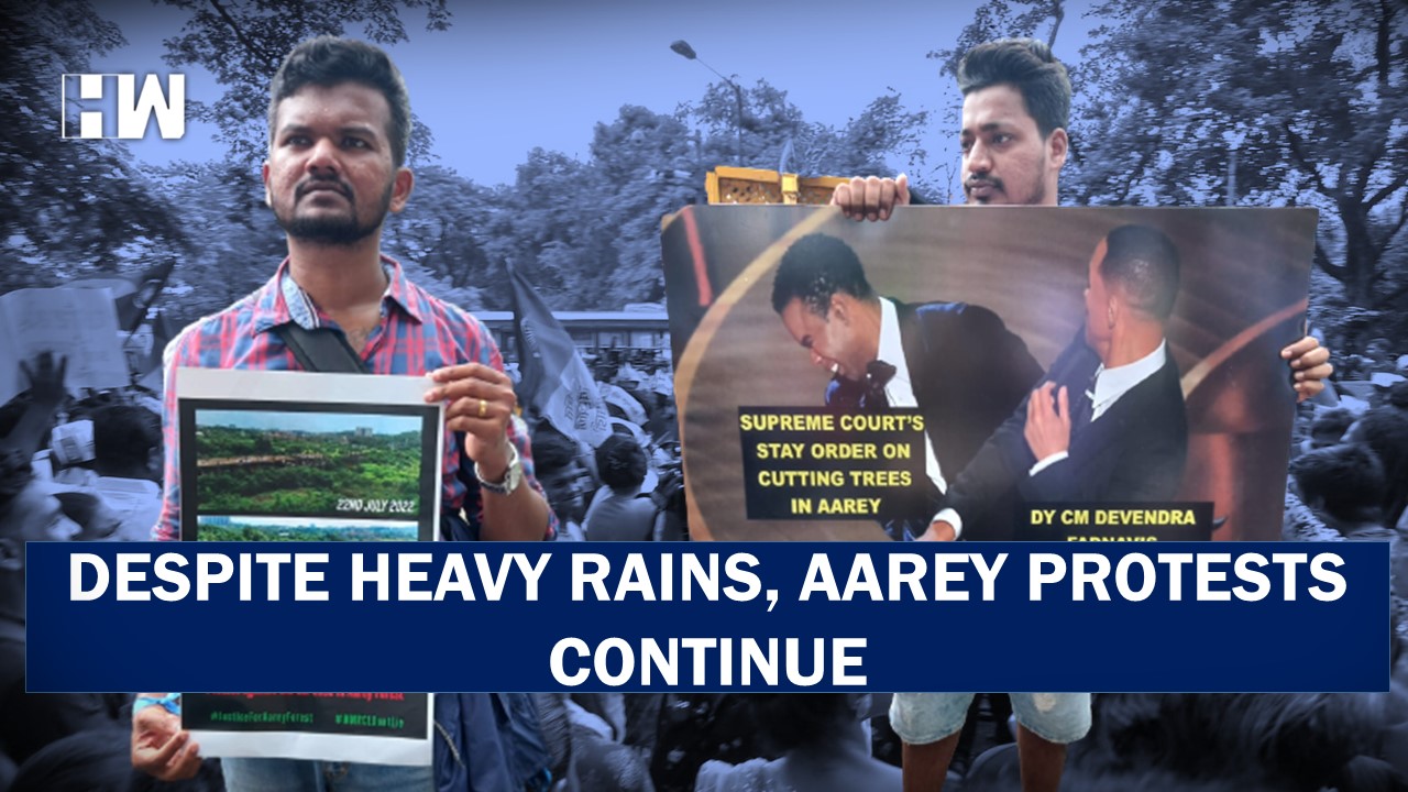 Save Aarey Protests Continues for 6th Week, Despite Heavy Rains ...