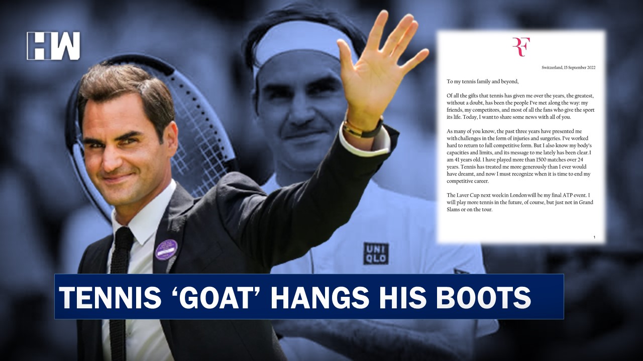 "24 Years Feels Like 24 Hours": Roger Federer Announces Retirement - HW News English