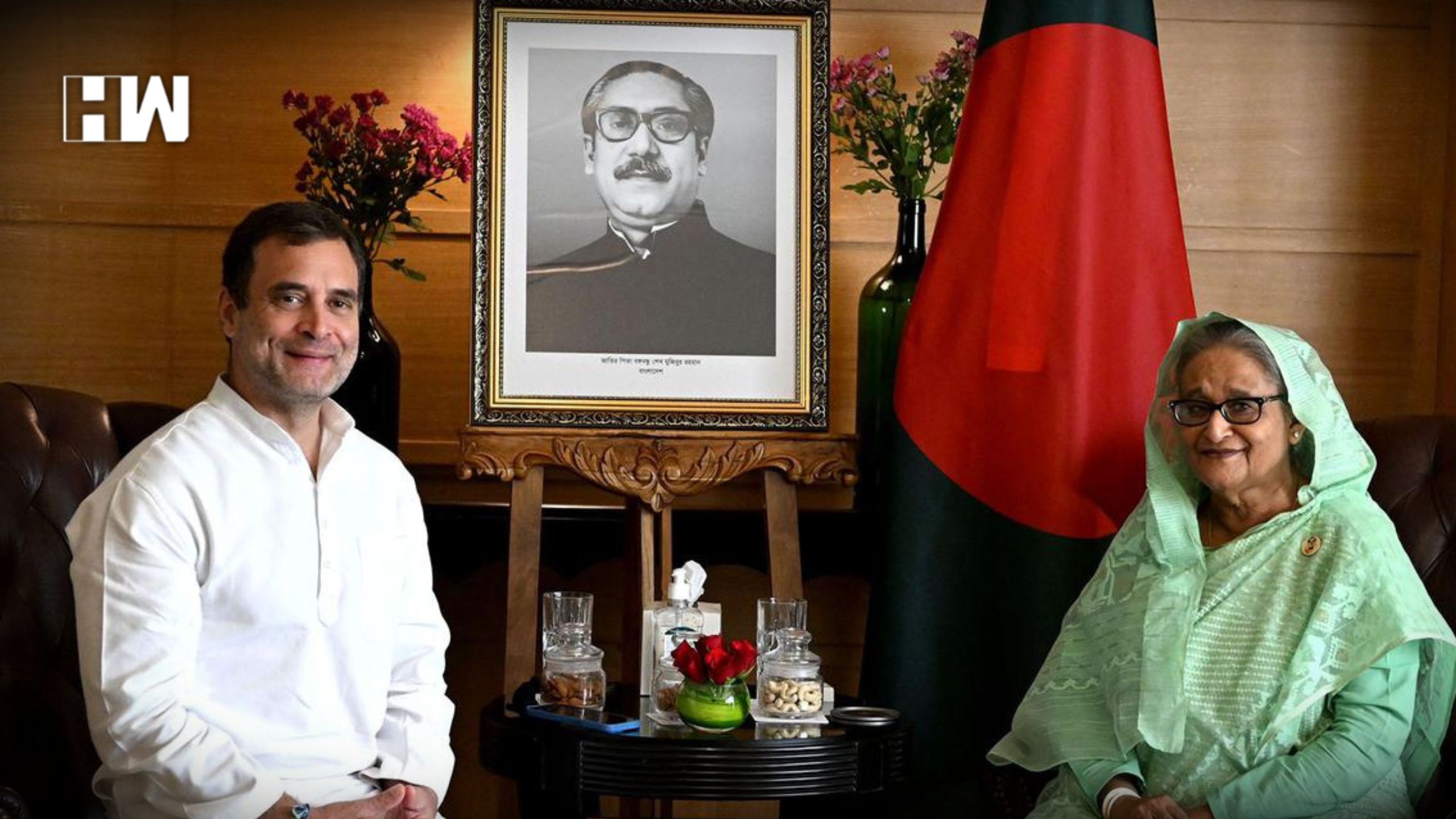 Congress MP Rahul Gandhi meets Bangladesh PM Sheikh Hasina - HW News ...