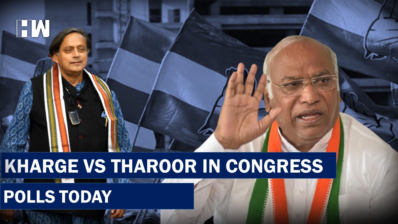 Headlines: Mallikarjun Kharge vs Shashi Tharoor In Congress Polls Today - HW News English