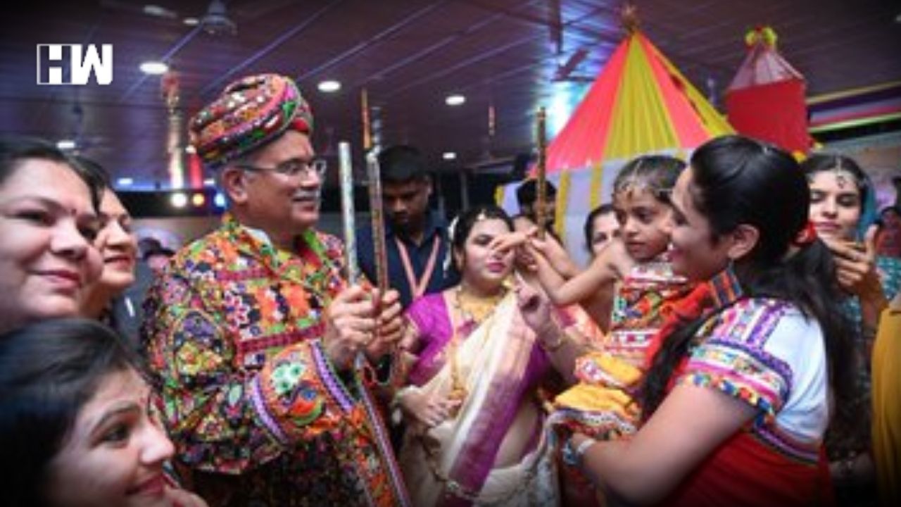 Chhattisgarh: CM Baghel Takes Part In Garba On Occasion Of Navratri ...