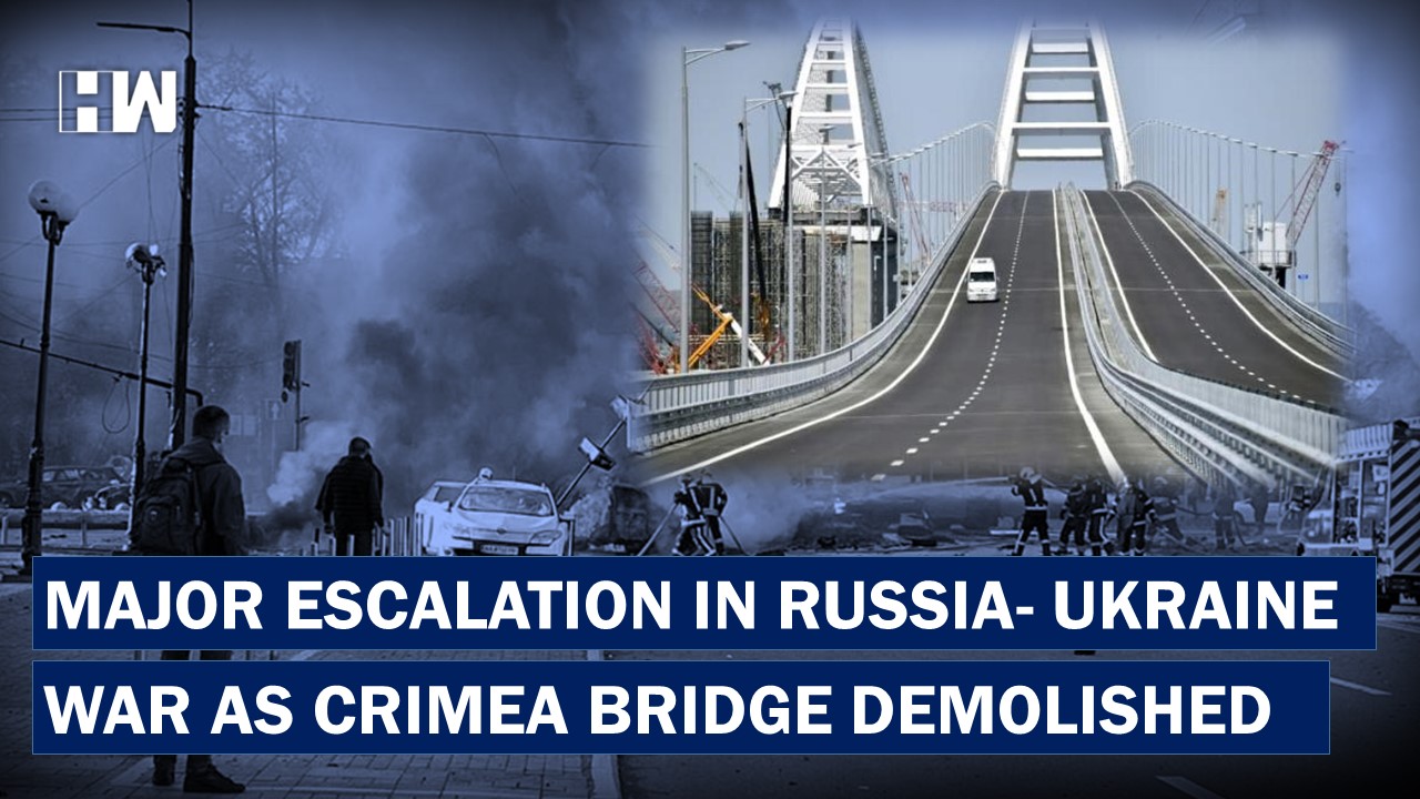 Blast Hits Putin's Prized Kerch Bridge Turning Point In Russia Ukraine ...
