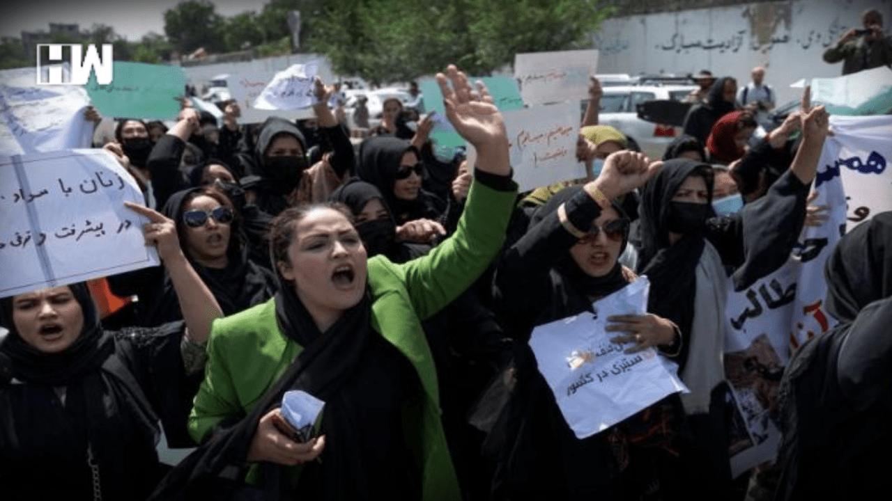 Afghan Women Stage Protests In Kabul To Express Concern On Female ...
