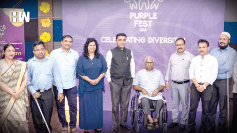 Goa CM Pramod Sawant Launches Purple Fest Logo - HW News English