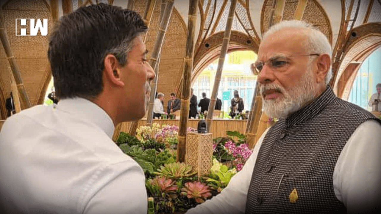 PM Modi Meets UK's Rishi Sunak For First Time At G20 Summit - HW News English