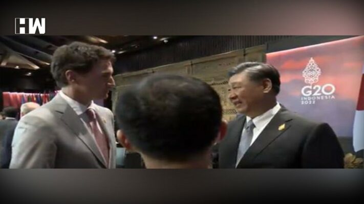 Watch: Trudeau-Xi Jinping heated exchange of words at G20 caught on ...