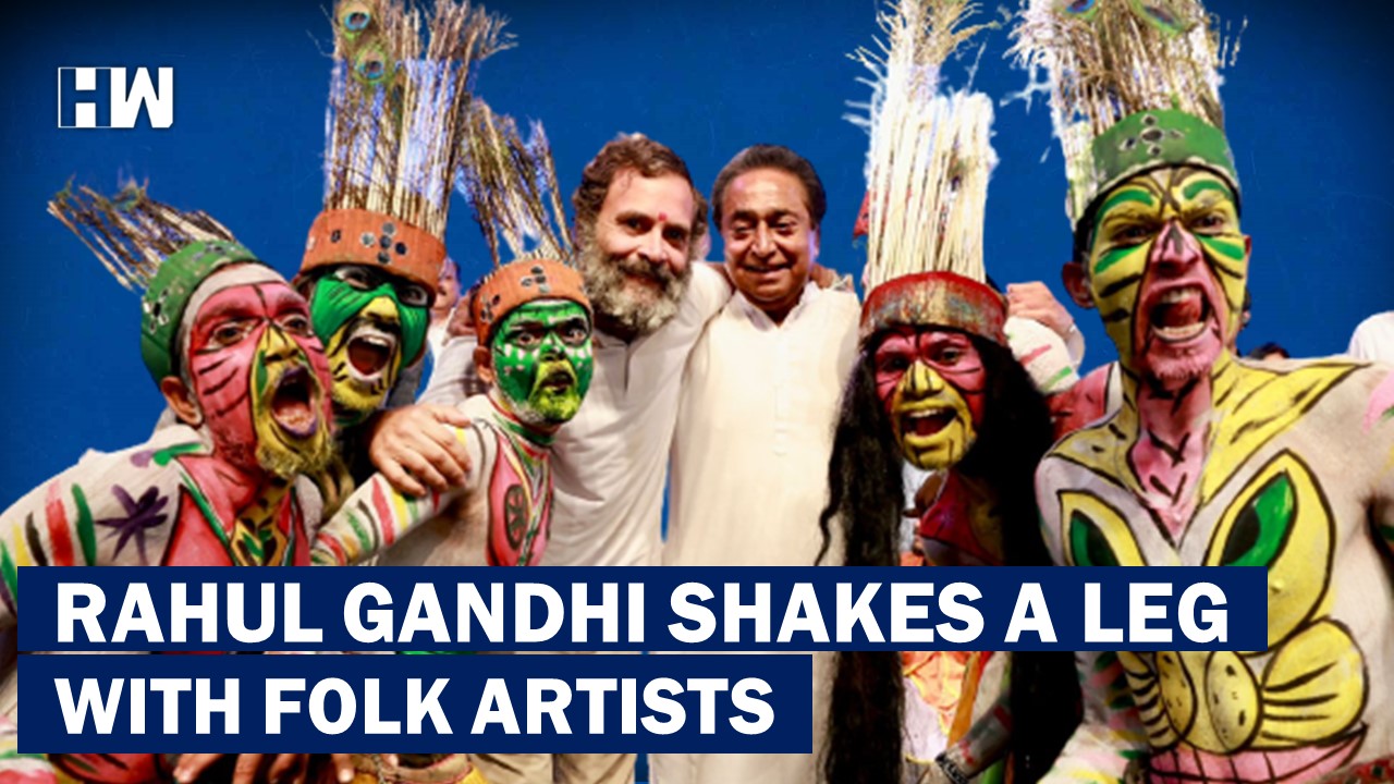 Rahul Gandhi Shakes A Leg With Folk Artists, Dances With Ashok Gehlot ...