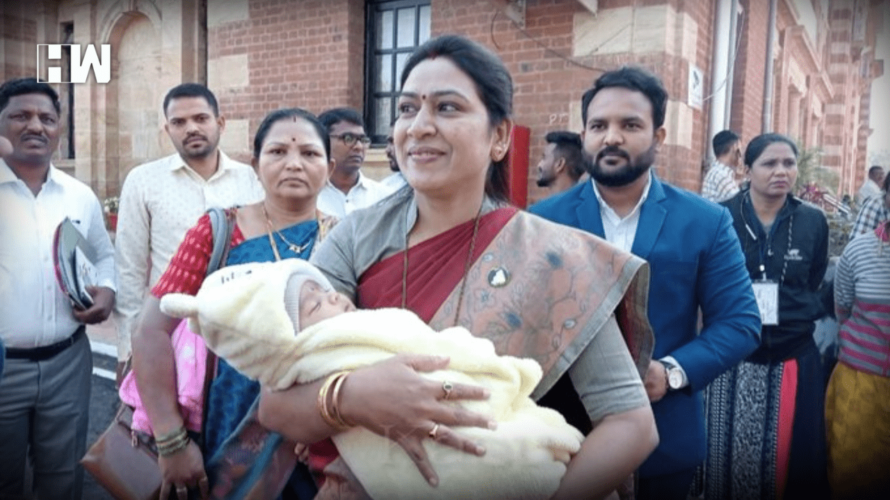 Nagpur: NCP MLA Saroj Ahir Leader Attends Winter Session With Newborn ...