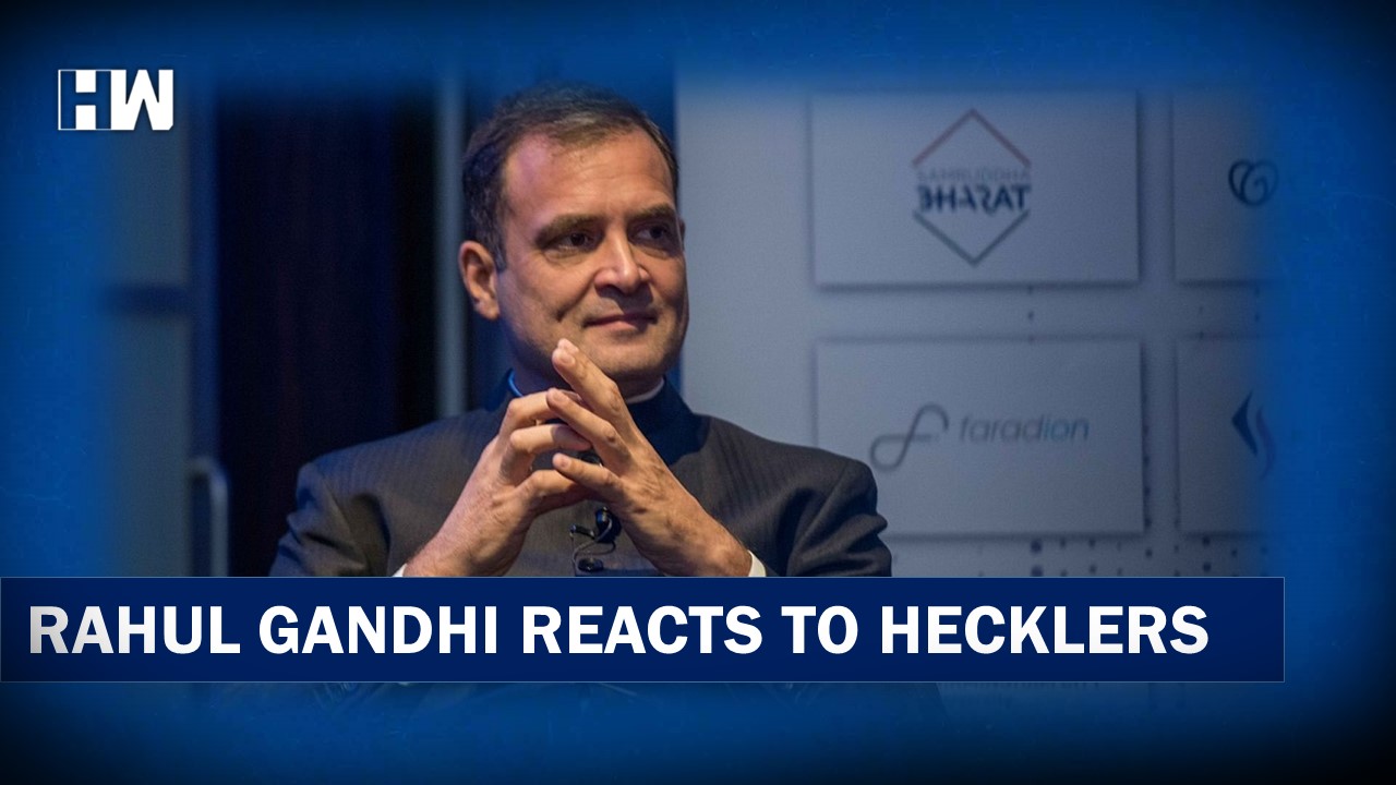 Rahul Gandhi Heckled, Here is what happened next - HW News English
