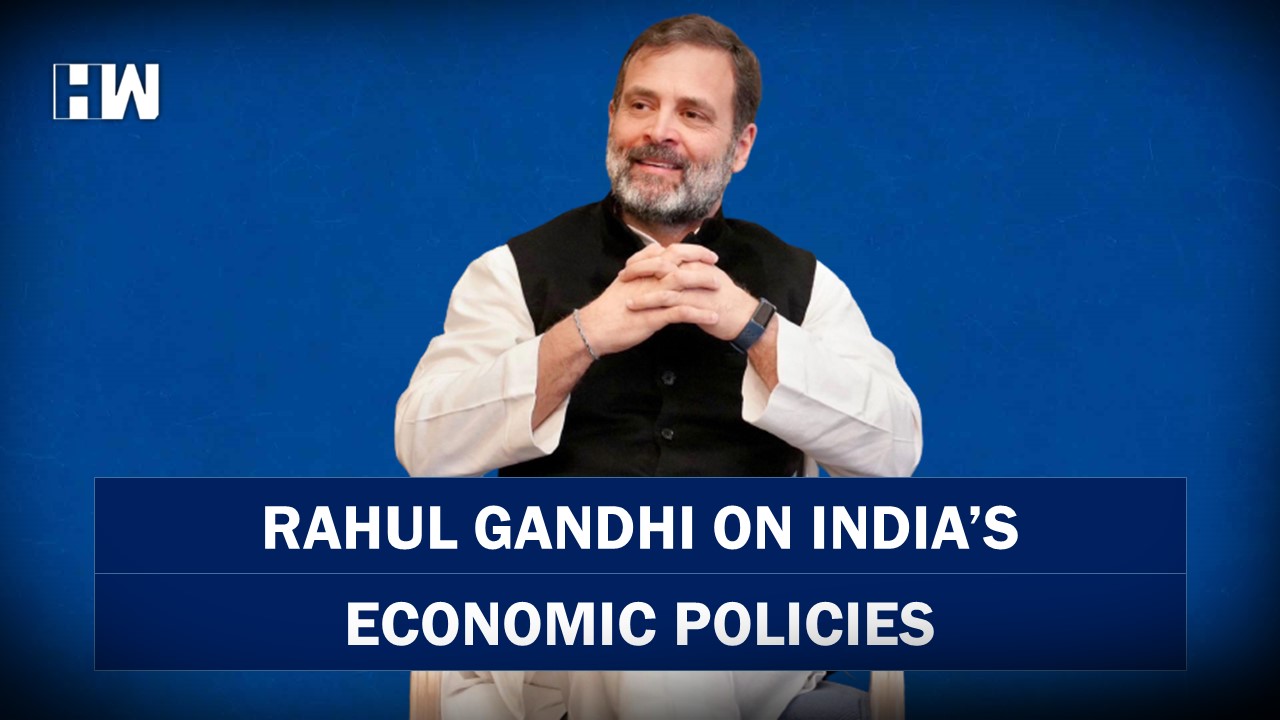 Rahul Gandhi on India's Economic policies - HW News English