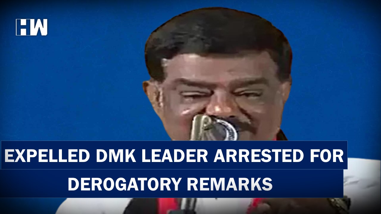 Expelled DMK leader Krishnamoorthy arrested for derogatory remarks ...