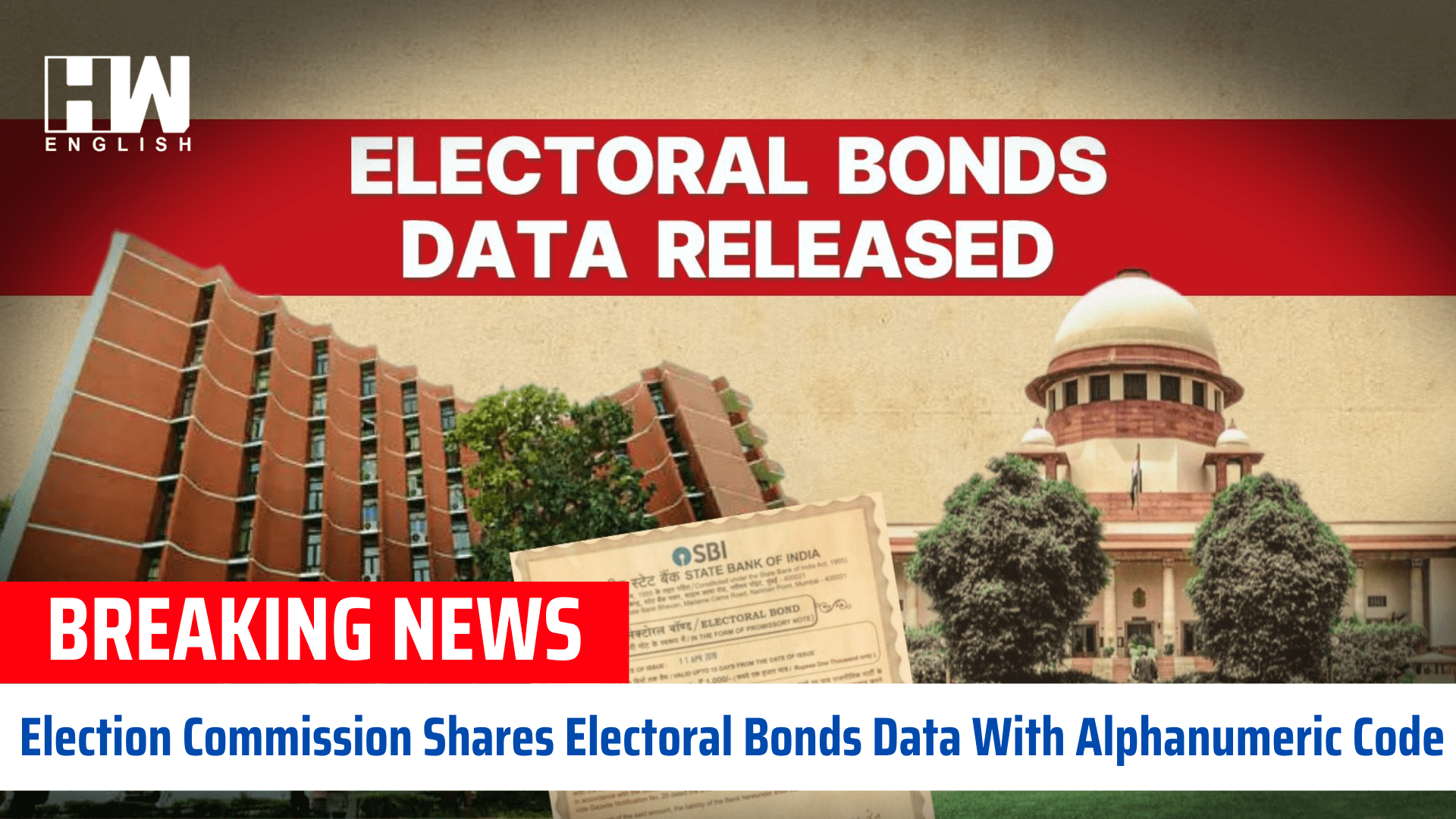 Election Commission Shares Electoral Bonds Data With Alphanumeric Code ...