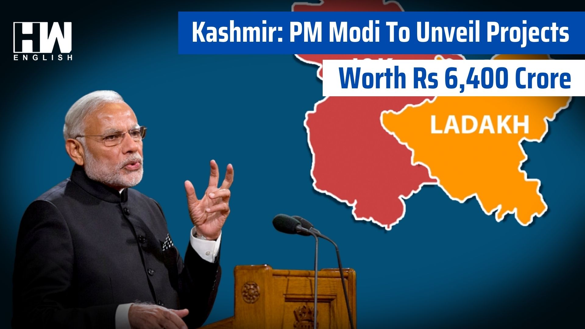 Kashmir: PM Modi To Unveil Projects Worth Rs 6,400 Crore - HW News English
