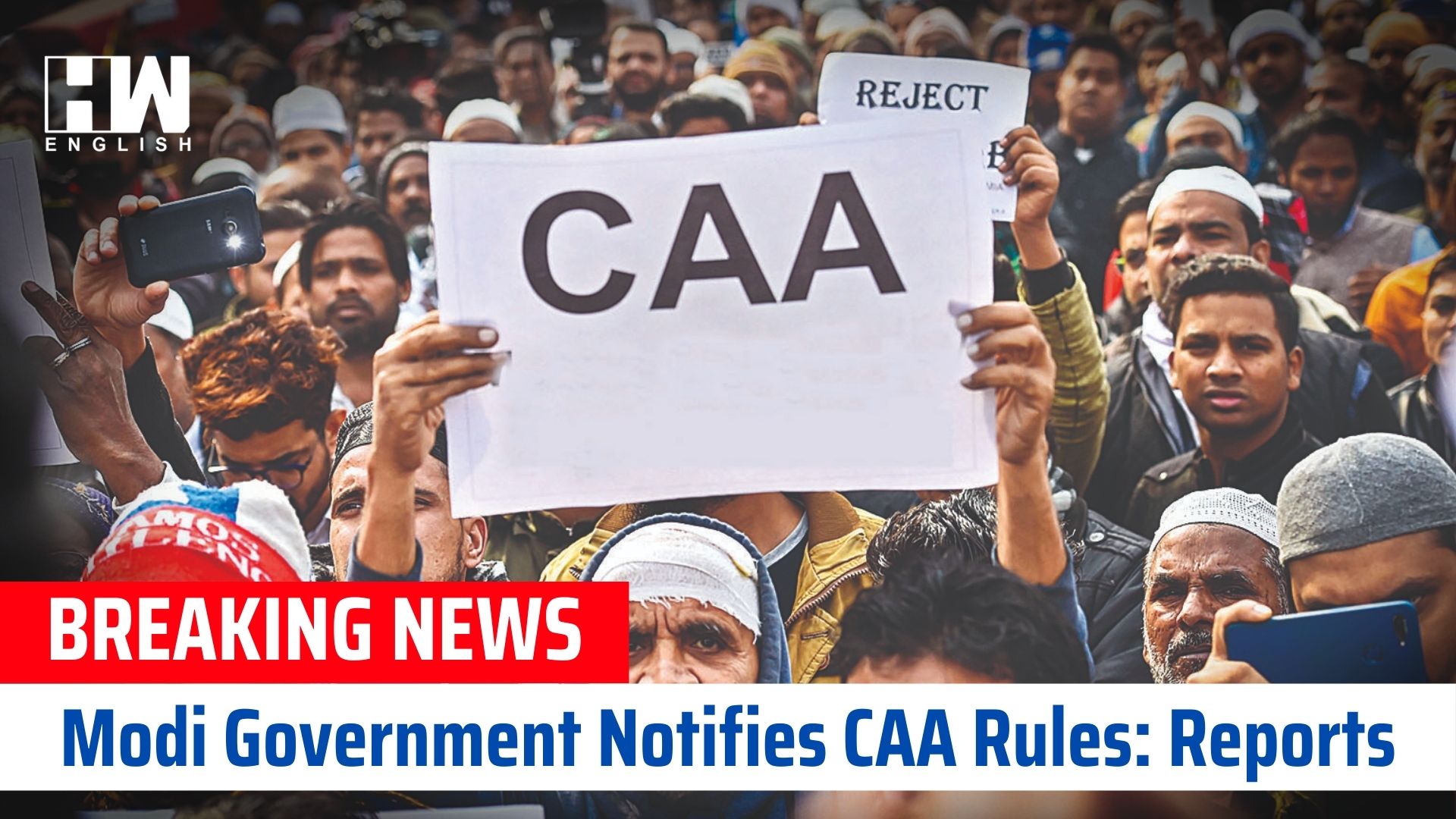 Modi Government Notifies CAA Rules: Reports - HW News English