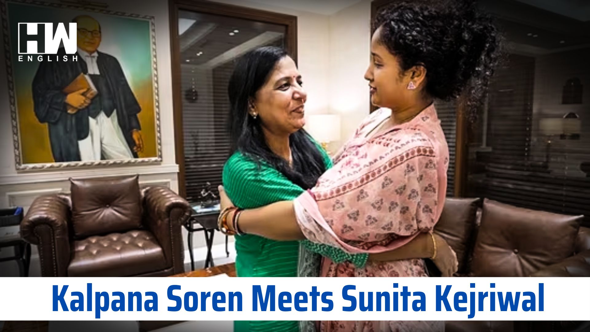 Kalpana Soren Meets Sunita Kejriwal Amid Husband's Imprisonment - HW News English