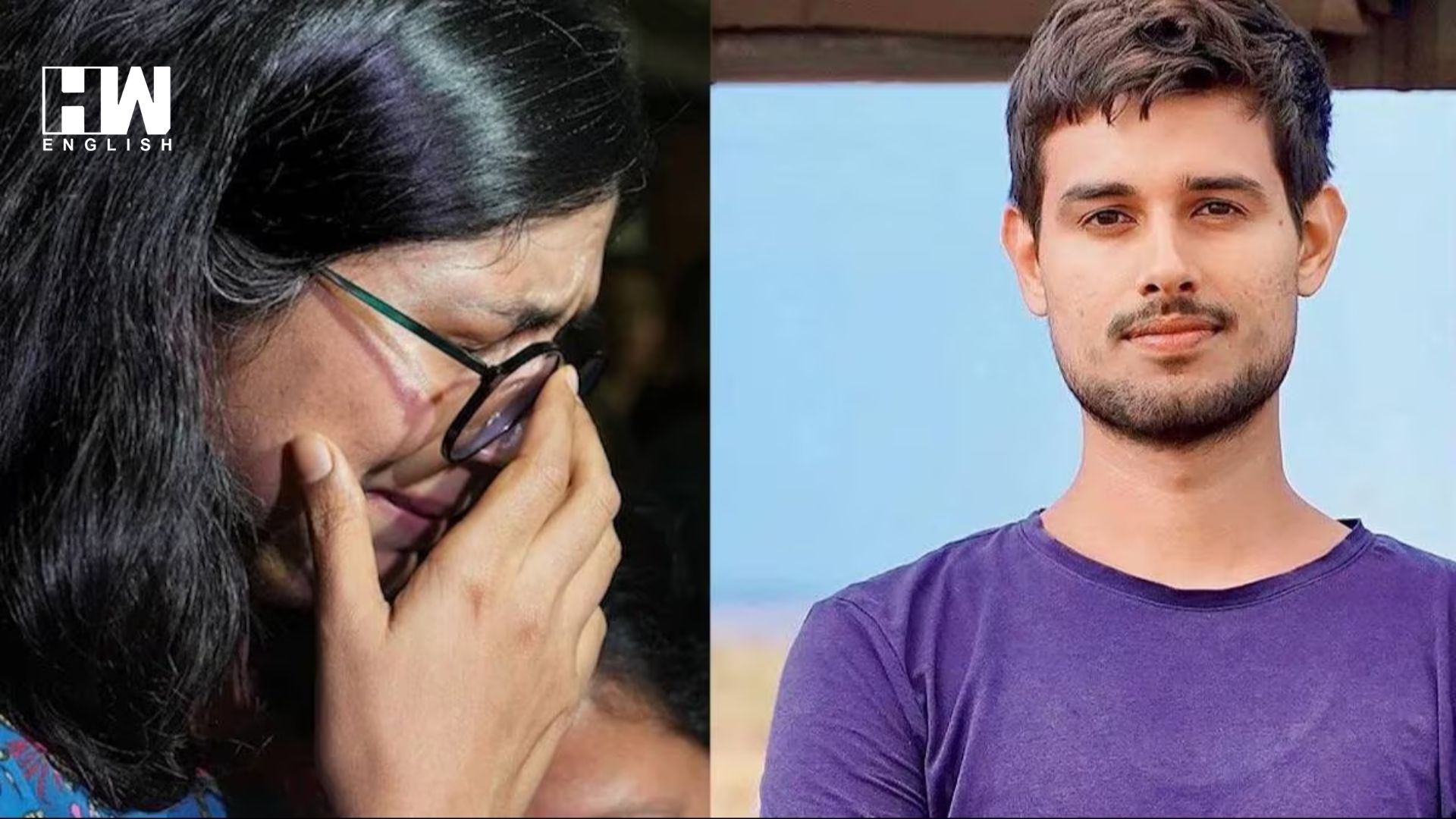 Viral Call Between Dhruv Rathee And Swati Maliwal - HW News English