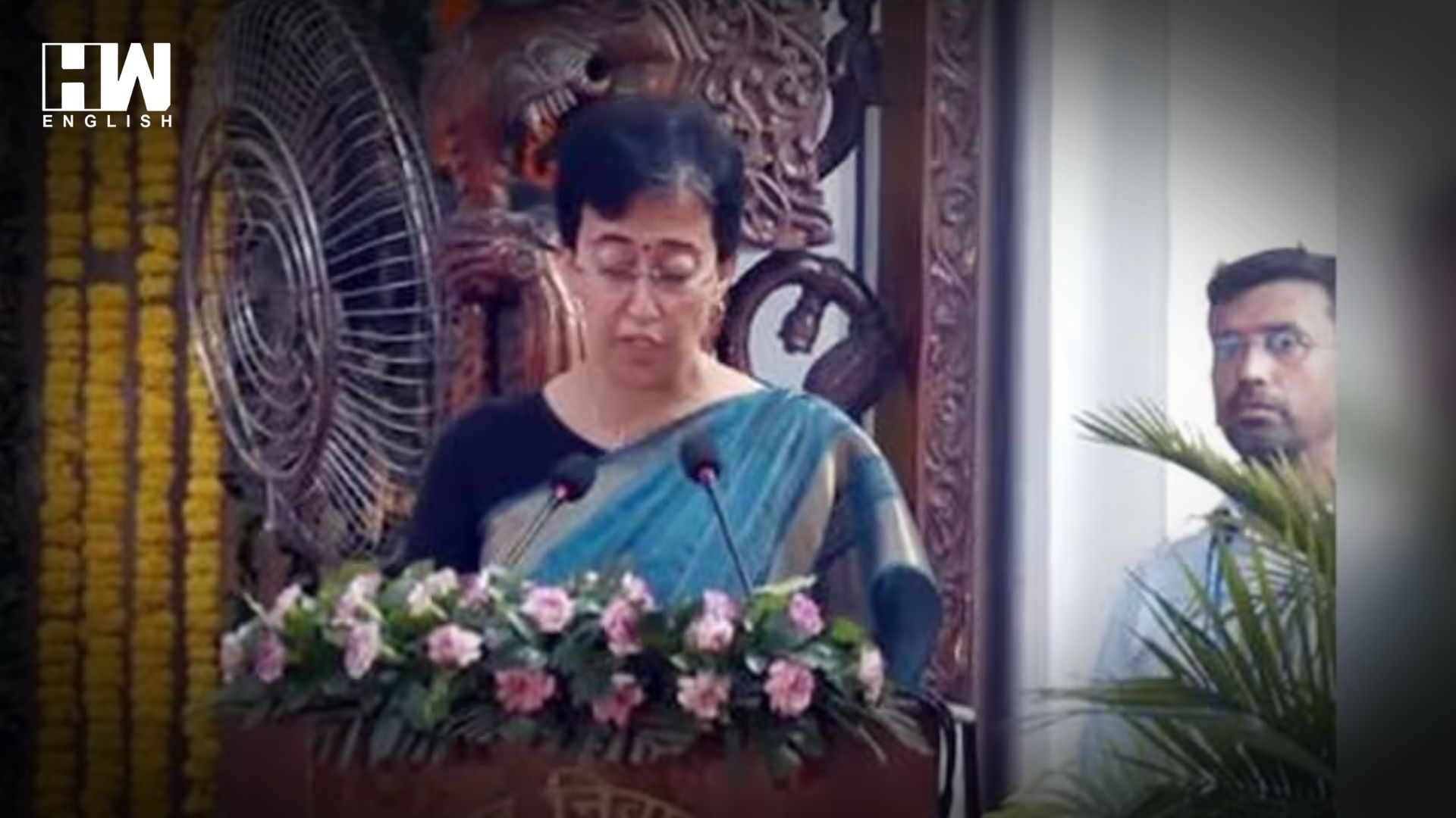 Atishi Marlena Takes Oath As Delhi's New Chief Minister - HW News English